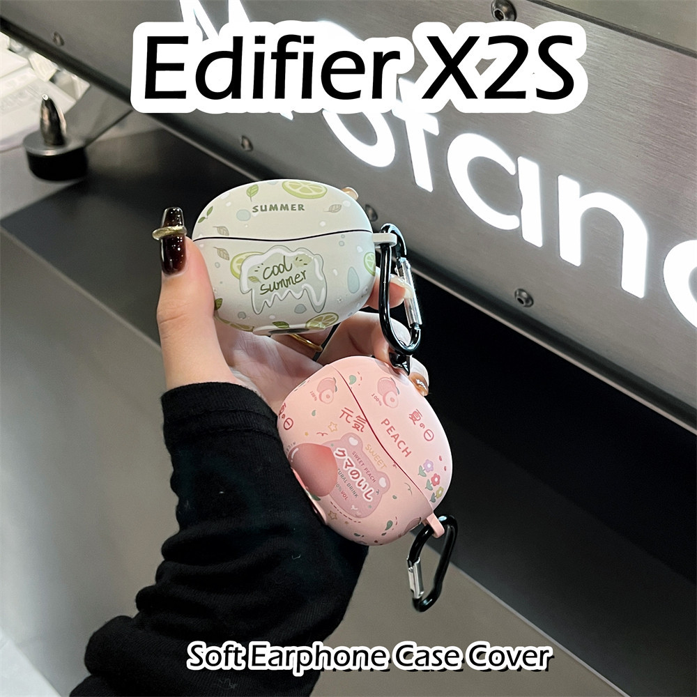 【Case Home 】นําไปใช้กับ Edifier X2S เคส Case เคสหูฟัง TPU การ์ตูนตลก ซิลิโคนนุ่ม เคส เคสหูฟัง ...