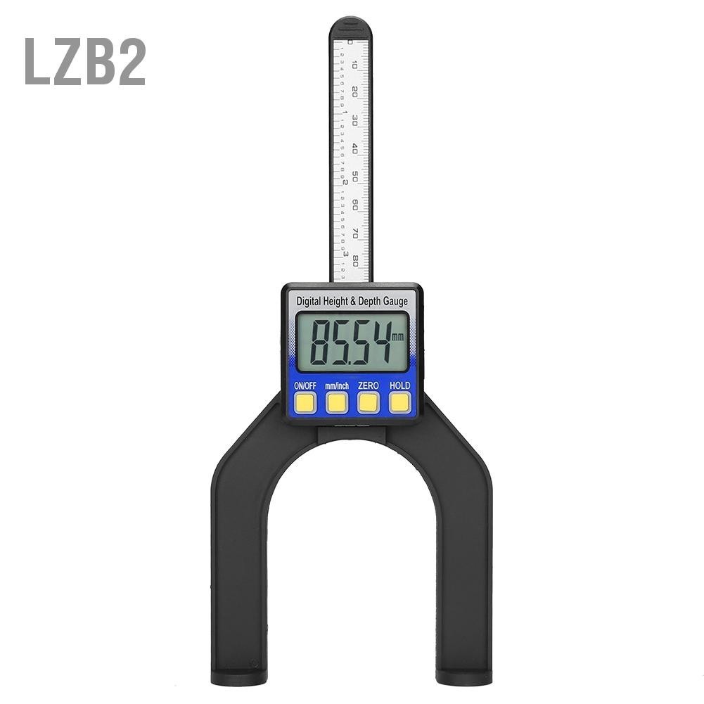 LZB2 0-80 มม. ไม้บรรทัดวัดความลึกรูรับแสงความแม่นยำสูงแบบดิจิตอลพร้อมฐานแม่เหล็ก | Shopee Thailand