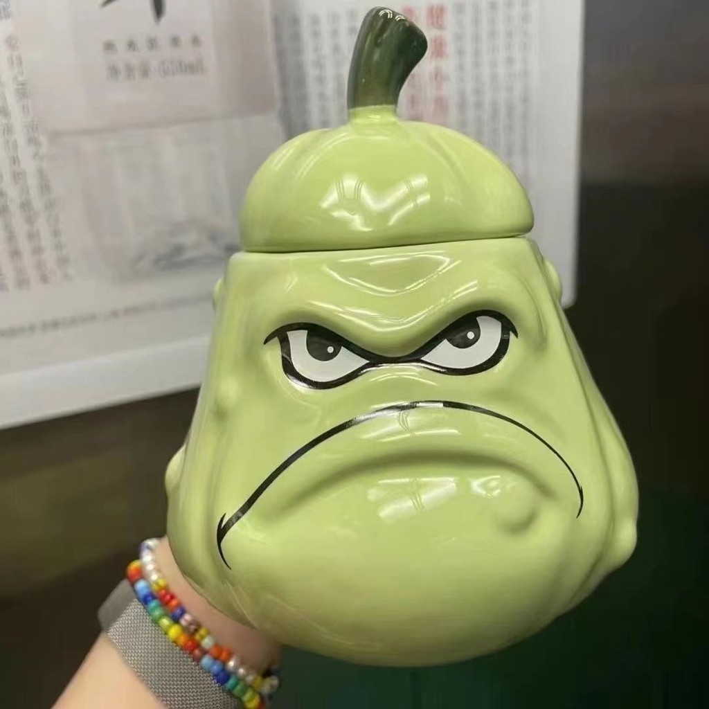 เซรามิค Wogua ตลกฟรีถ ้ วย Bitter Gourd แก ้ ว Creative แปลกแปลกไม ่ โกรธถ ้ วยน ้ ําหญิงของขวัญ ...
