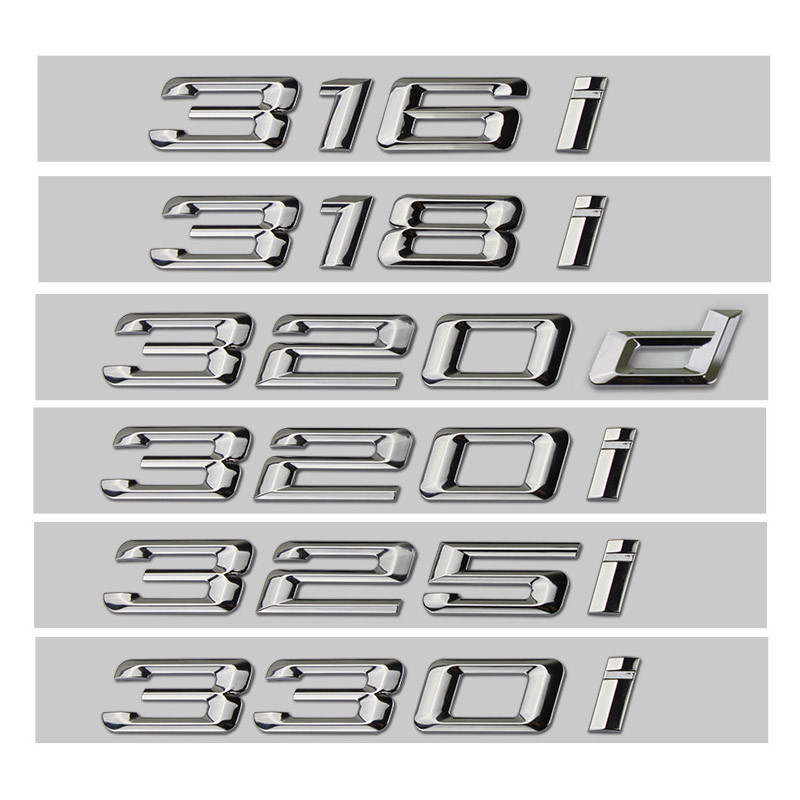 三维 โลโก้ ABS 320i 316i 318i 325i 328i 330i 335i 330d 320d สัญลักษณ์ตัว ...