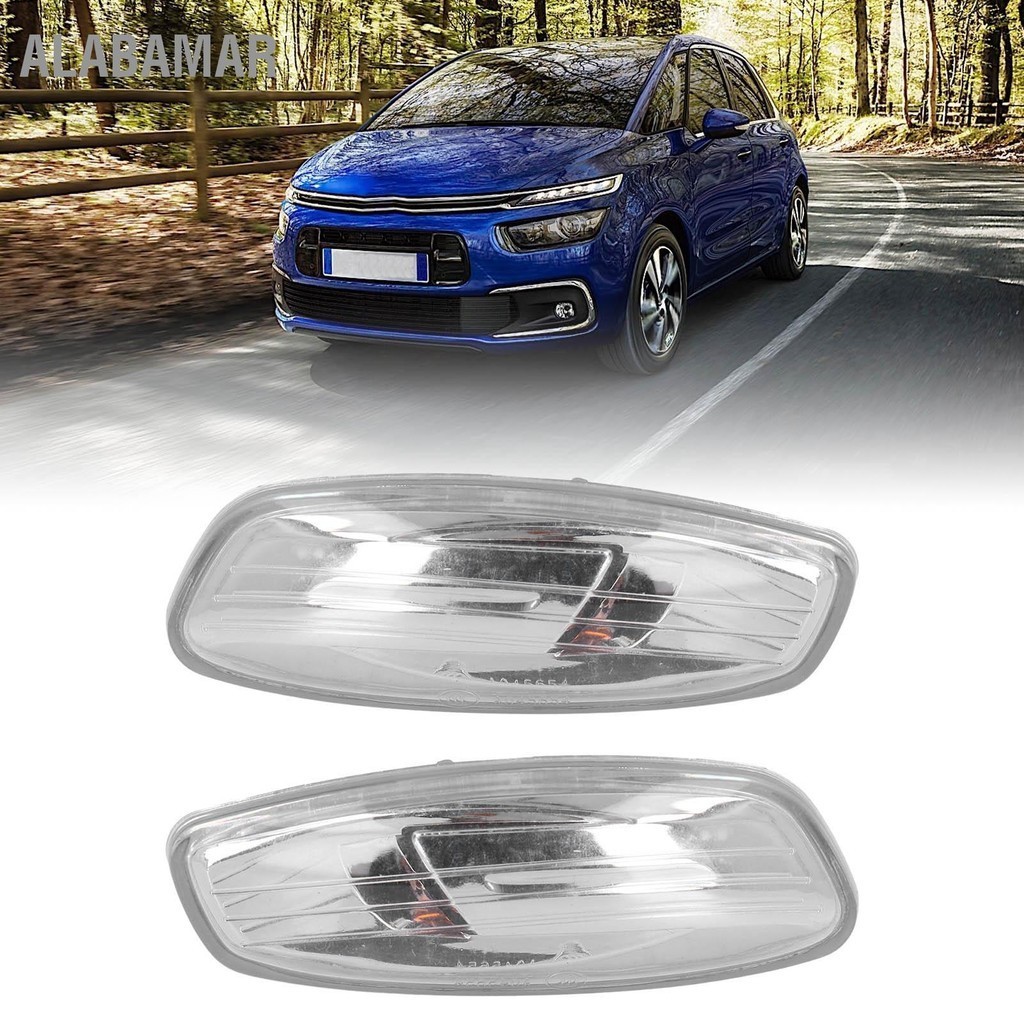 ALABAMAR 2pcs ไฟเลี้ยวด้านข้างไฟสัญญาณ 6325G5 ด้านหลังดูกระจก Blinker ...