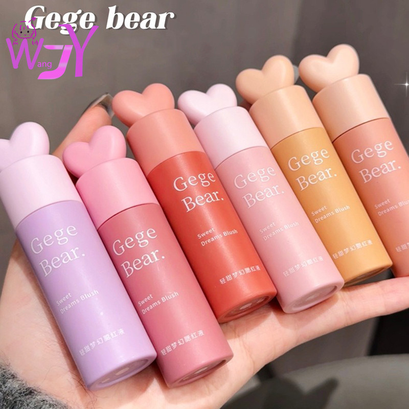 Gegebear Liquid Blush Natural Brightening Blush Matte Makeup | Shopee ...