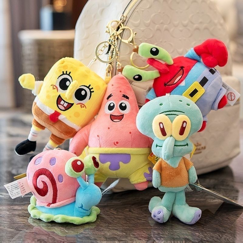 SpongeBob ตุ๊กตายัดไส้ Patrick Star Octopus แขวนตุ๊กตากระเป๋าตุ๊กตาจี้ ...