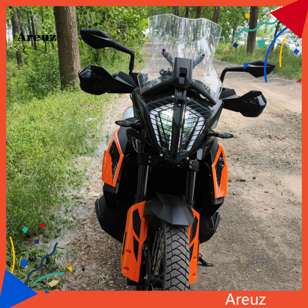 Are 1 ชุดฝาครอบไฟตาราง Hollow Anti-rust ไฟหน้ารถจักรยานยนต์โคมไฟสําหรับ ...