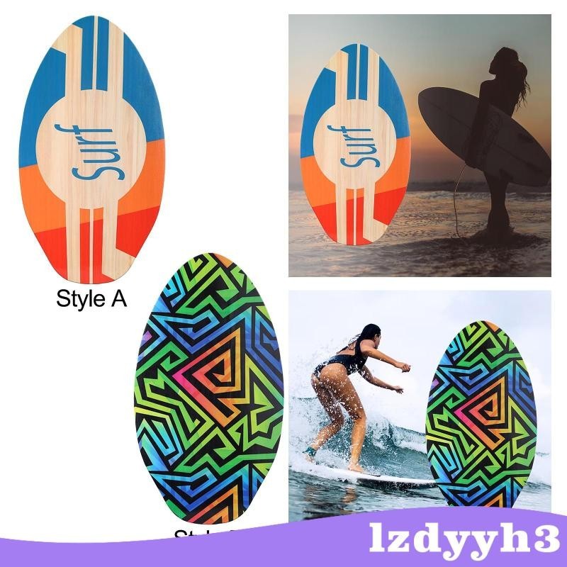 [Lzdyyh3] สกิมบอร์ดเคลือบไฮกลอสยืนกระดานท่องกระดานทรายชายหาดกระดานโต้คลื่นขนาดเล็กสําหรับเด็ก ...