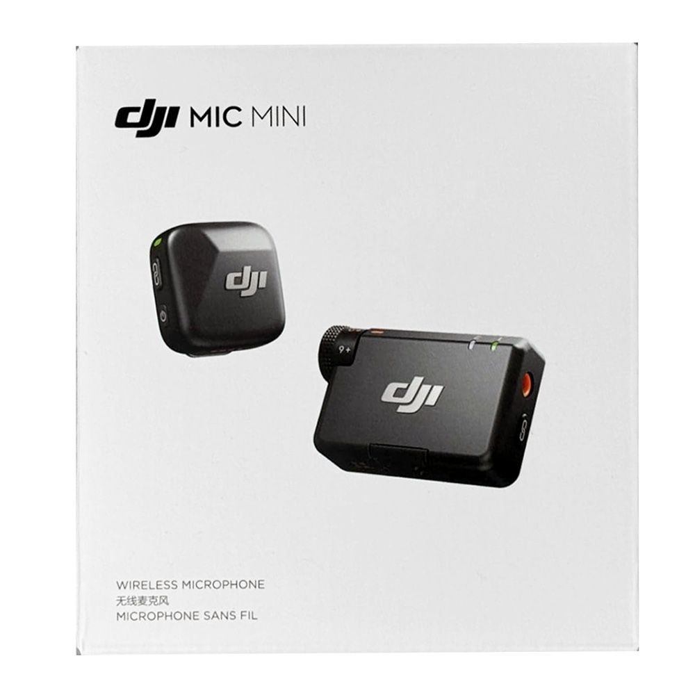 DJI Mic Mini (1 TX + 1 RX) Compact Wireless Microphone System (Black ...