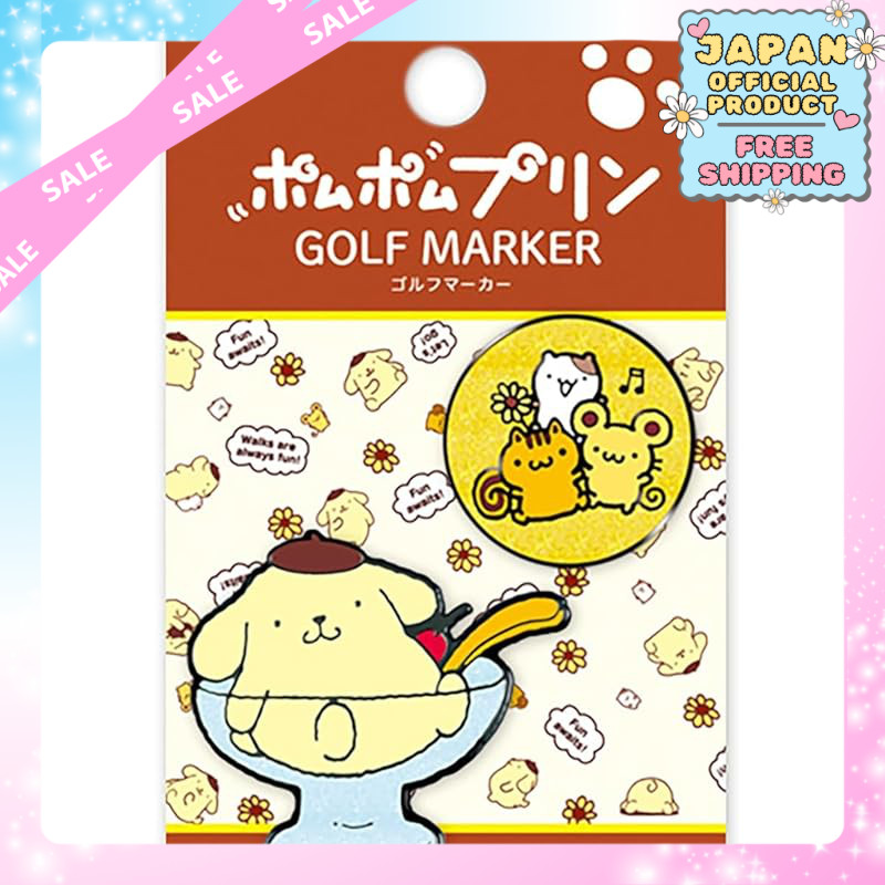 Sanrio Golf Marker Pompompurin｜Japan Official | Shopee Thailand