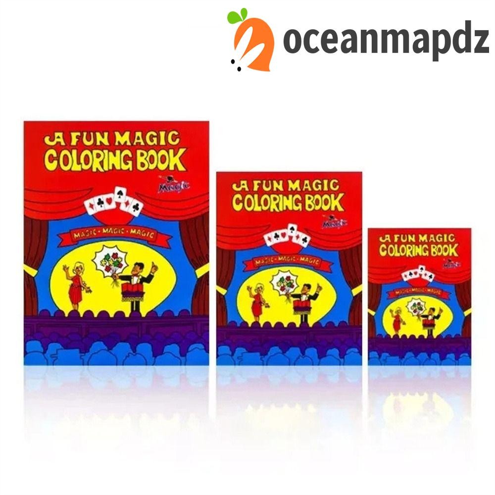Oceanmapdz Magic Trick Book, Magic Prop Comedy Magic สมุดระบายสี, Magic ...