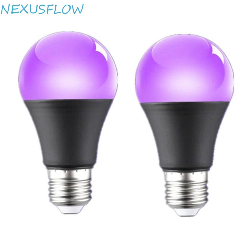 Nexusflow สีม่วงหลอดไฟสีดํา, 360 Glow E26/E27 เกลียว UV สีม่วงหลอดไฟ, Floodlight 10W 85-265V ...
