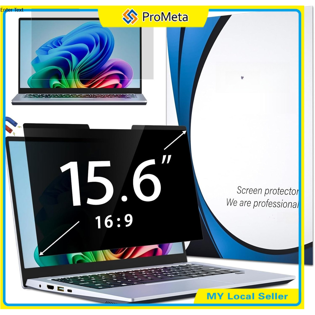 หน้าจอความเป็นส่วนตัวแล็ปท็อปแบบถอดได้แม่เหล็ก Shiled 16:9 16:10 Aspect ...