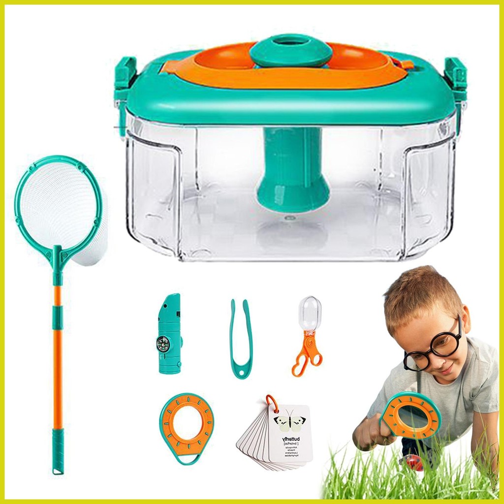 ชุดสังเกตหนอน Nature ชุดสังเกตเด็กแบบพกพา Explorer Kit STEM ธรรมชาติของเล่นกลางแจ้งชุด ...