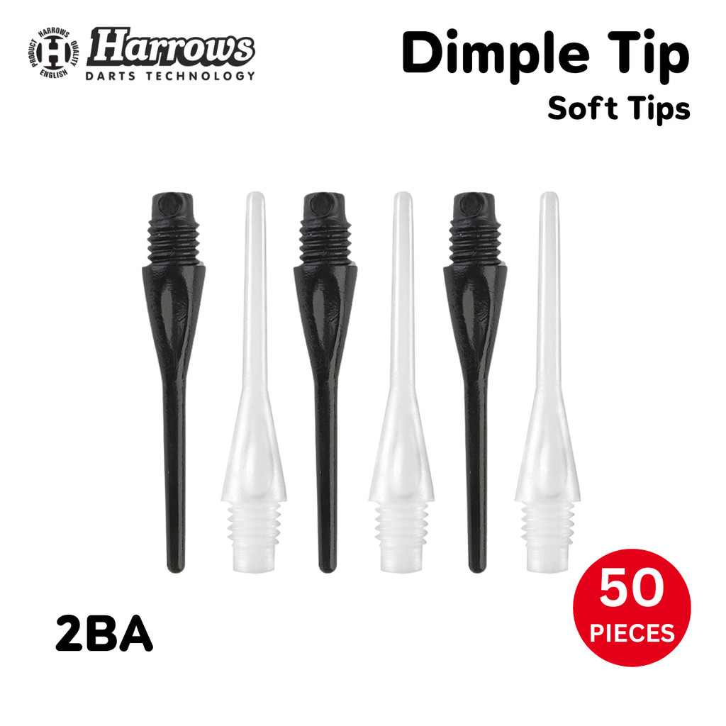 Dimple Tip Harrows Soft Tips หัวลูกดอก 50 pcs | Shopee Thailand