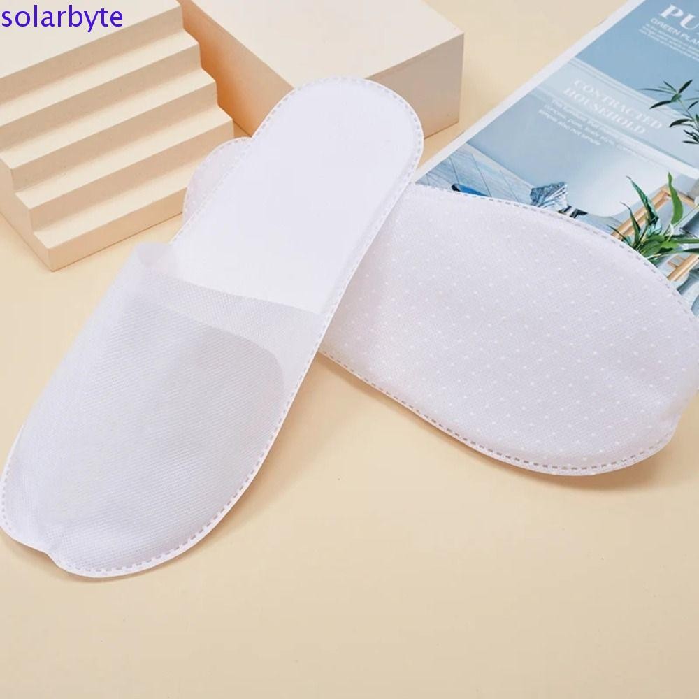 Solarbyte โรงแรมรองเท้าแตะแบบใช้แล้วทิ้ง, Non-ทอ Non-slip Home Guests ใช้รองเท้าแตะ, One ขนาด ...