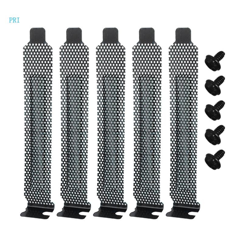 Pri 5 ชิ้น PCI Slot Cover PCI Slot Cover กรองฝุ่น Blanking Board พัดลม ...