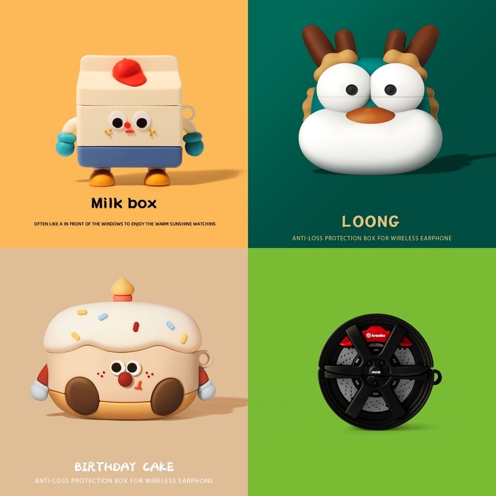 For Samsung Galaxy Buds Core / Buds FE Case Cartoon Cake Cute ...