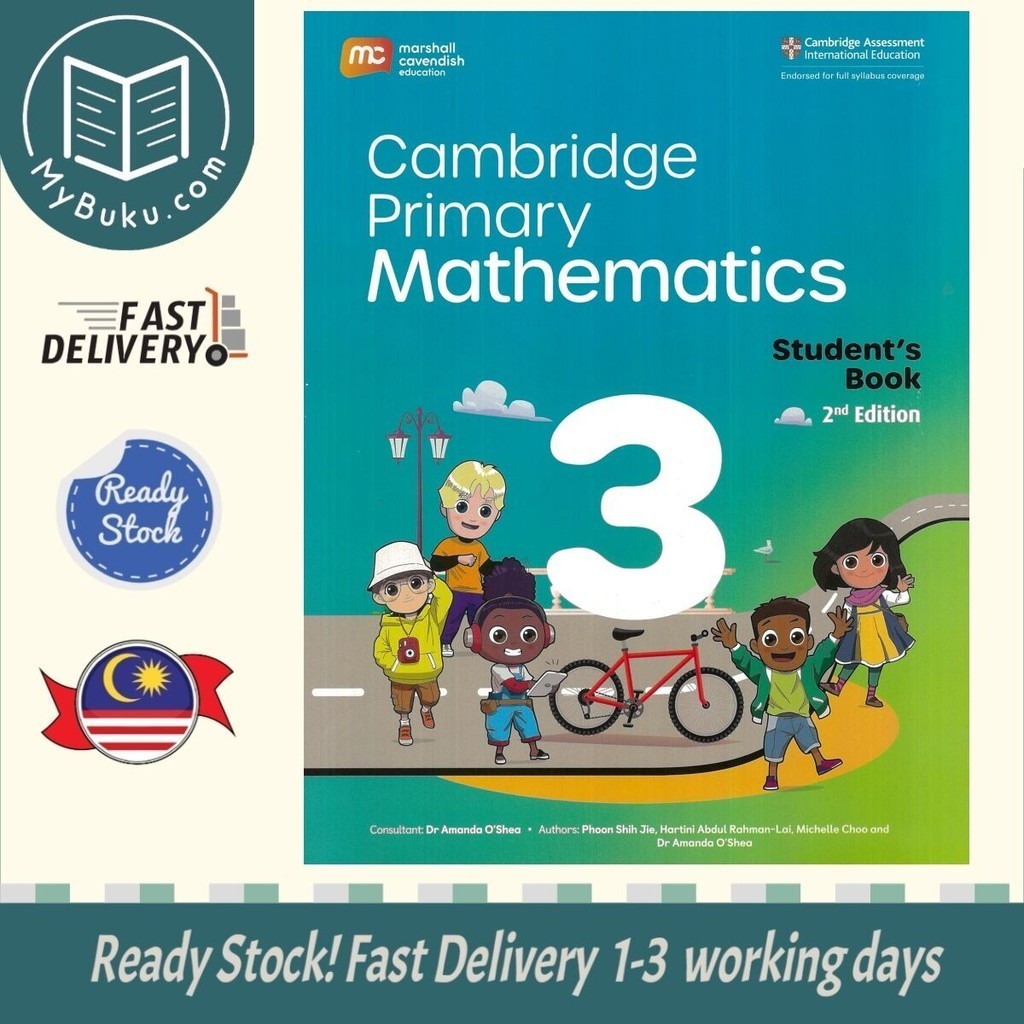 Cambridge Primary Mathematics 3 หนังสือนักเรียน รุ่นที่ 2 + ebook ...