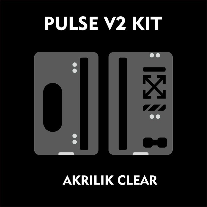 New Backdoor PULSE AIO V2 KIT/V2 แผงอะคริลิคใส - PULSE V2 A โดย Ultimate Customitation | Shopee ...
