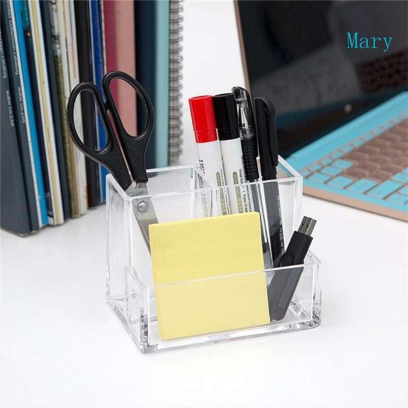 Mary Clear ผู ้ ถือเครื ่ องเขียนอะคริลิค Multi-grids อะคริลิค Makup ...