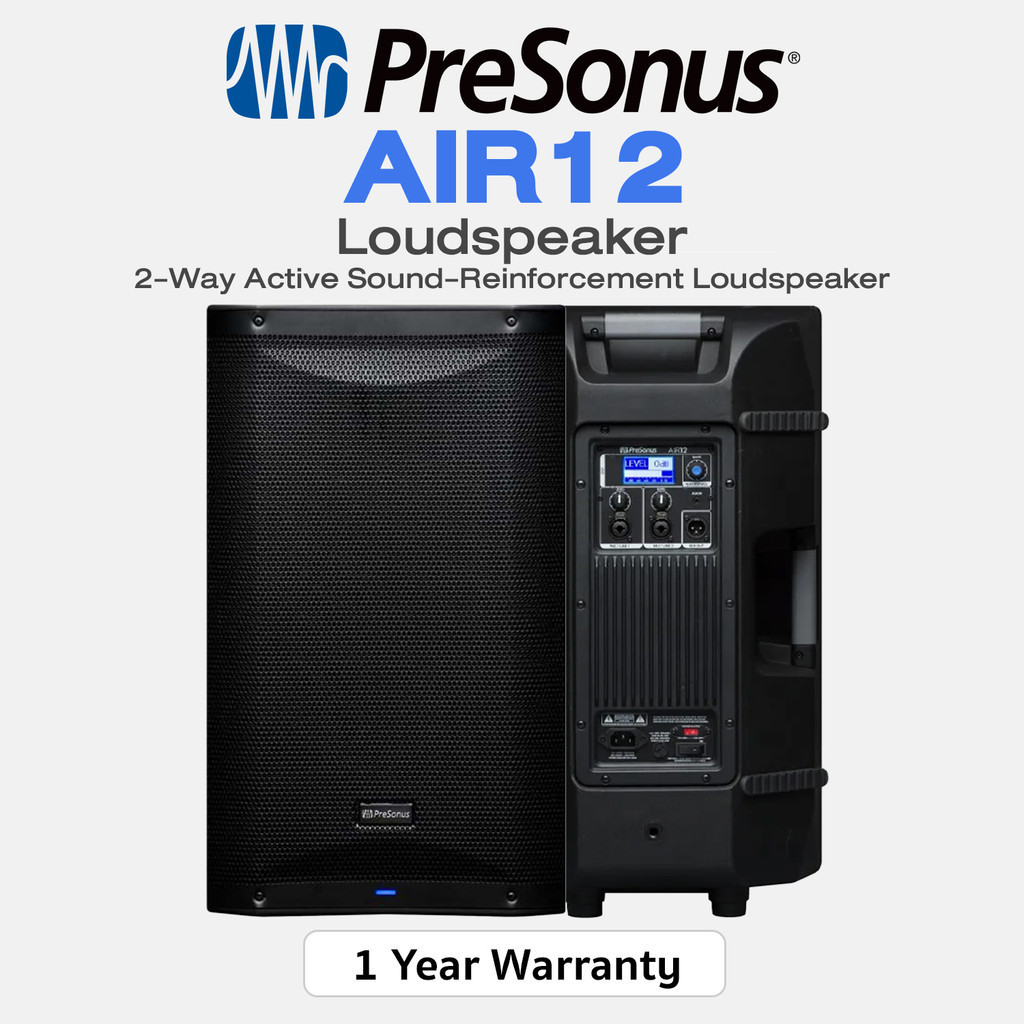 Presonus® AIR12 2-Way Active Sound-Reinforcement Loudspeaker ตู้ลำโพง ...