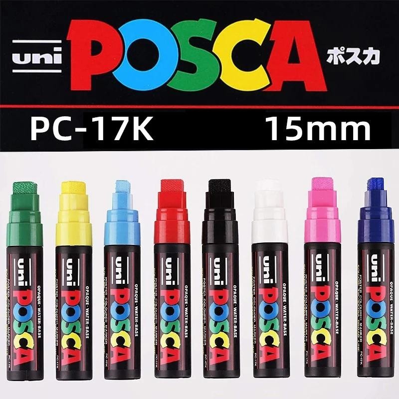 1pcs ญี่ปุ่น UNI POSCA Marker PC-17K Graffiti ภาพวาด POP โปสเตอร์โฆษณา ...