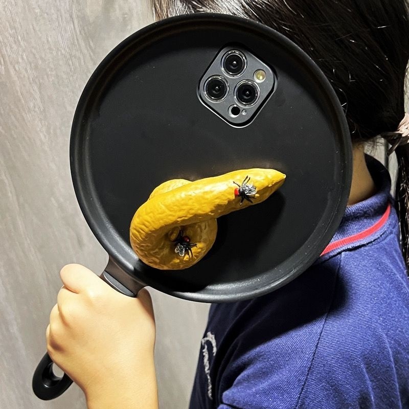 สตูลและอึ Baba เคสโทรศัพท ์ หม ้ อด ้ านล ่ างแบนตลก Decompression ...