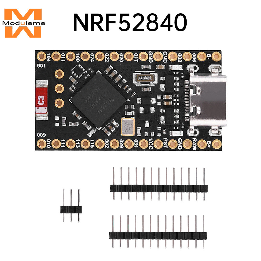 บอร์ดพัฒนา NRF52840 เข้ากันได้กับ V2.0 พร้อมการจัดการการชาร์จ BT TYPE-C | Shopee Thailand