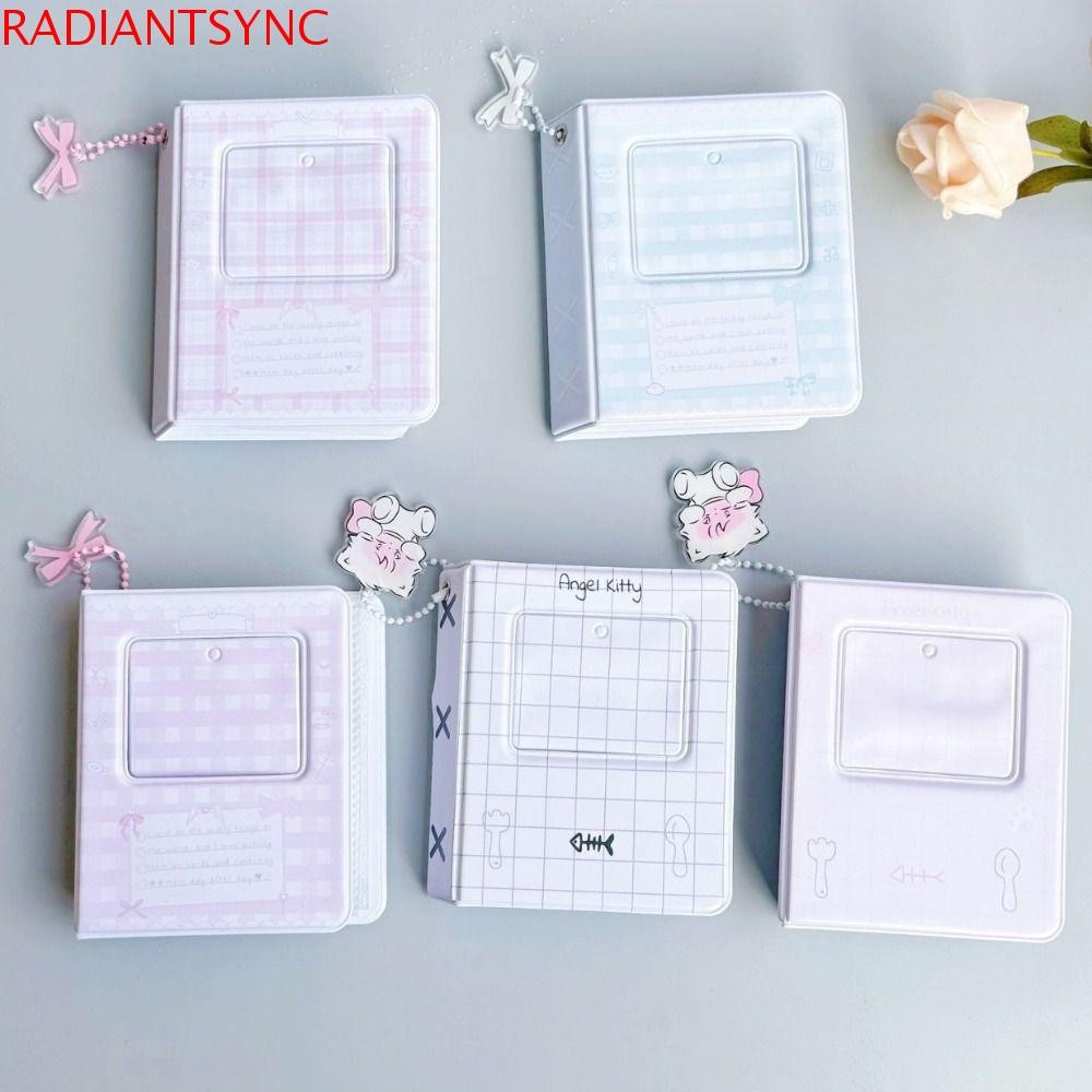 Radiantsync อัลบั้มภาพการ์ตูน, ที่วางโฟโต้ไอดอลรูปภาพขนาด 3 นิ้ว, Kawaii PVC กันน้ํา 2 ด้านการ์ด ...