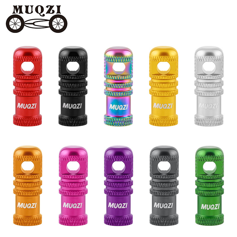 Muqzi 2/4PCS Presta วาล์วหมวกวาล์ว Core Removal ฟังก์ชั่นจักรยาน Tubeless ยางวาล์ว Stem Cap MTB ...