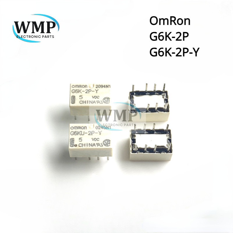 Original OmRon รีเลย ์ G6K-2P G6K-2PY G6K-2P-5VDC G6K-2P-Y-5VDC 5V 12V 24V ใหม ่ | Shopee Thailand
