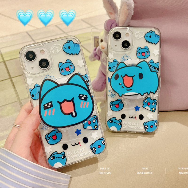 Bugcat Capoo Magnetic Attraction Bracket อะคริลิคใสกันกระแทกเคสโทรศัพท์ ...