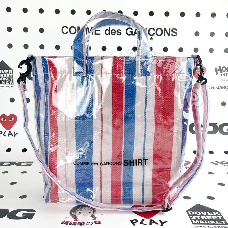 Rei Kawakubo CDG PVC Crossbody ทอกระเป ๋ าช ้ อปปิ ้ งที ่ ถอดออกได ้ ...