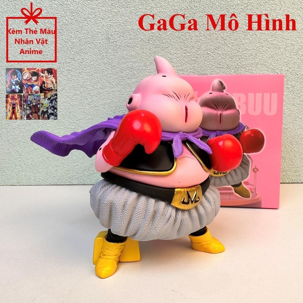 โมเดลสุดน่ารัก Dragonball Majin Buu Boxing - GaGamohih (พร้อมการ์ดสี ...