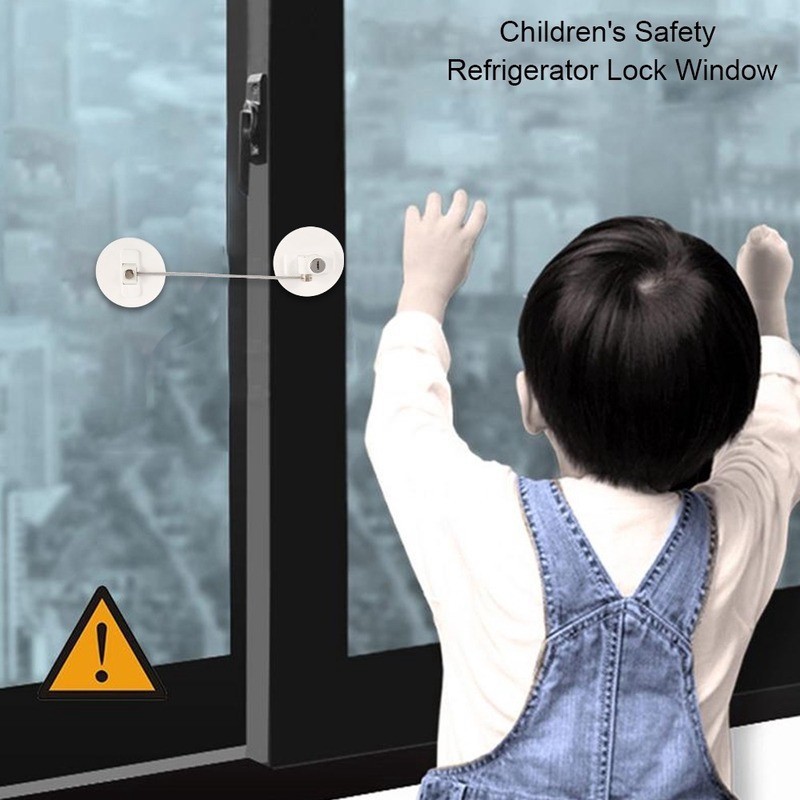 Child Safety Lock Fridge Lock Window Lock Non-drill KidsSafety ...