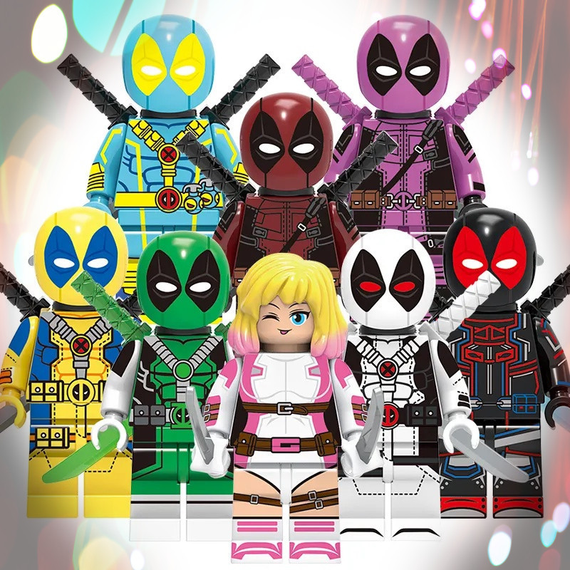 ภาพยนตร ์ มินิตัวละคร Super English Series Genesis Deadpool Gwenshi ...