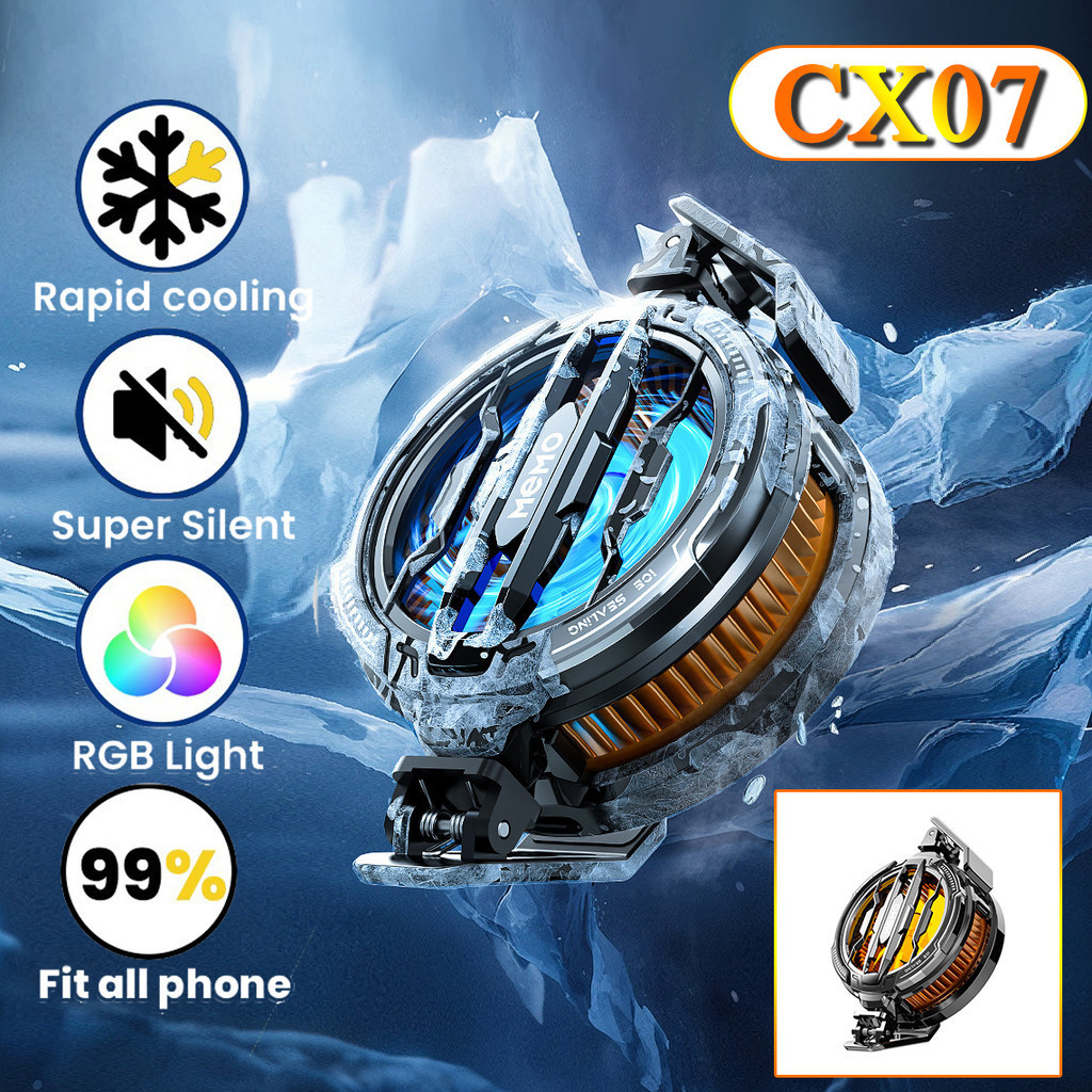 ของแท้ CX07 พัดลมระบายความร้อนโทรศัพท์มือถือ แบบแม่เหล็ก สําหรับแท็บเล ...