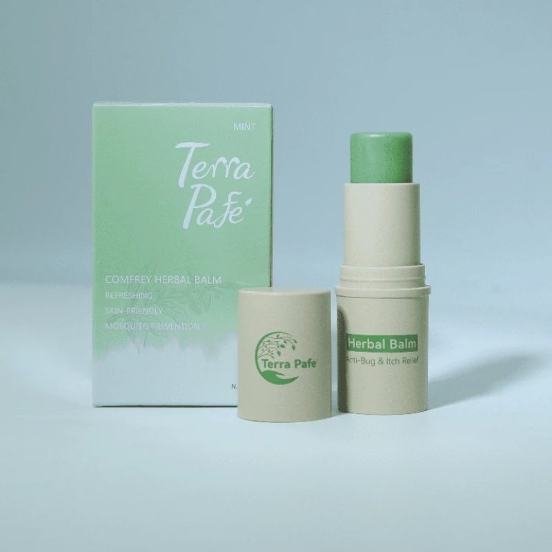 บาล์มอโรม่า แก้วิงเวียน ปวดไมเกรน เทอร่า พาเฟ่ บาล์มทายุงกัด บาล์มแท่ง ยาดม Terra Pafe Comfrey ...