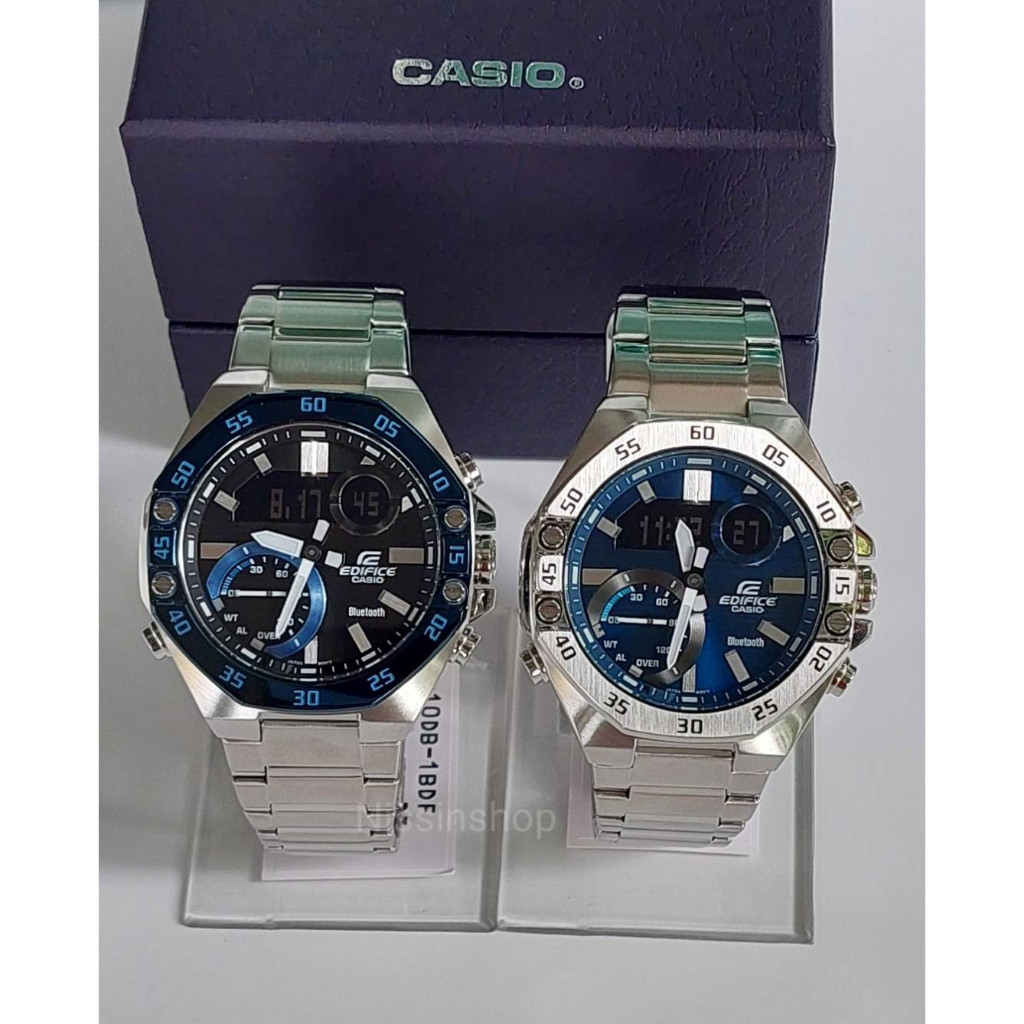 นาฬิกา Casio Edifice Bluetooth รุ่น ECB-10D-2A และ ECB-10DB-1B นาฬิกาข้อมือผู้ชายเชื่อมต่อ smart ...