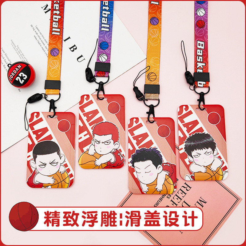 อะนิเมะ Slam Dunk Master ABS พลาสติกสไลด์ Retractable ผู้ถือบัตร Miyagi ...