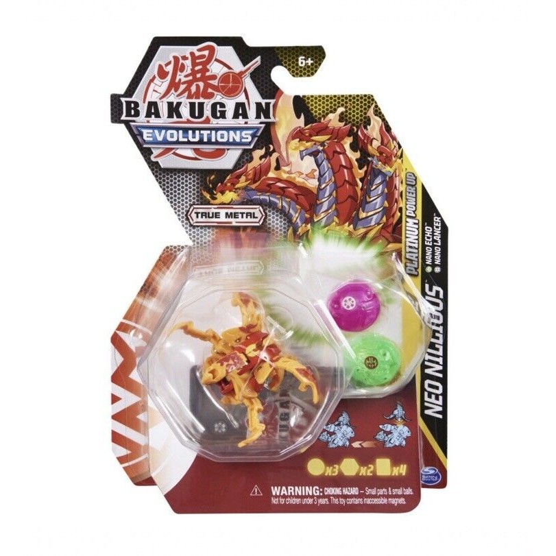 Bakugan Evolutions Platinum Power-Up Pyrus Neo Nillous Wave 5 | Shopee ...