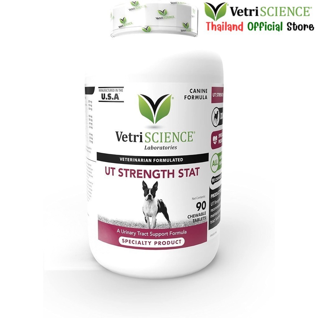 ใหม่ แท้ UT Strength Stat Dog 90 caps บำรุงทางเดินปัสสาวะ สุนัขฉี่กระ ...