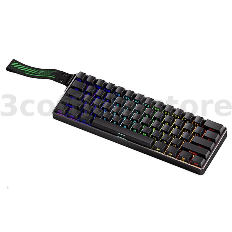 Monsgeek FUN60 Ultra 61 คีย์แม่เหล็กสวิทช์คีย์บอร์ดเกมกลสามโหมด 8K RT0 ...