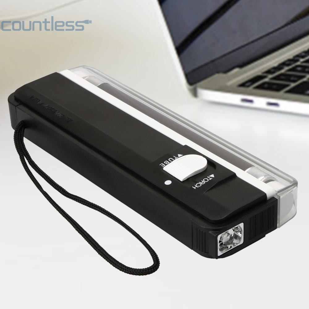 เครื่องตรวจจับธนบัตรขนาดเล็ก Waaterproof ไฟฉาย LED โคมไฟไฟฉายรักษาความ ...