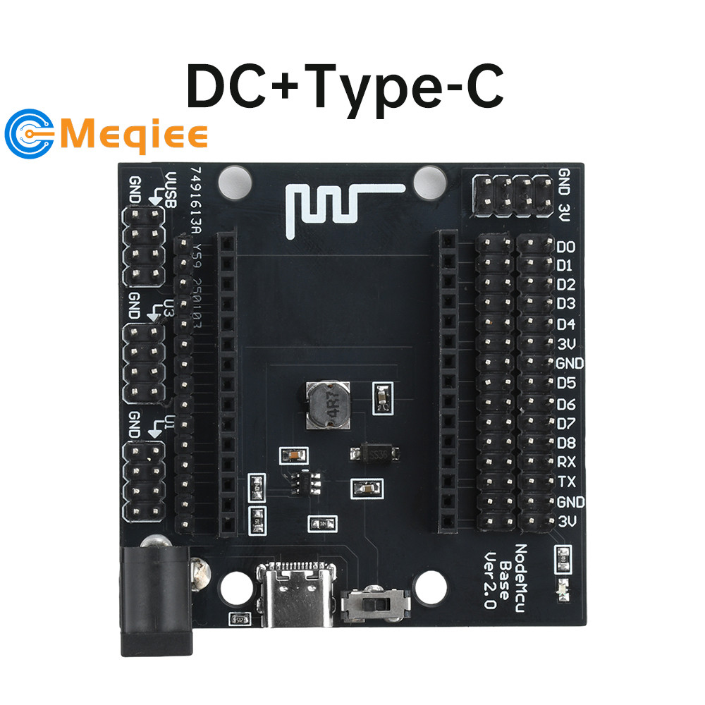 Esp8266 บอร์ดพัฒนา WIFI บอร์ดขยายฐานเข้ากันได้กับ NodeMcu Lua V3 Backplane DC + อินเทอร์เฟซ Type ...