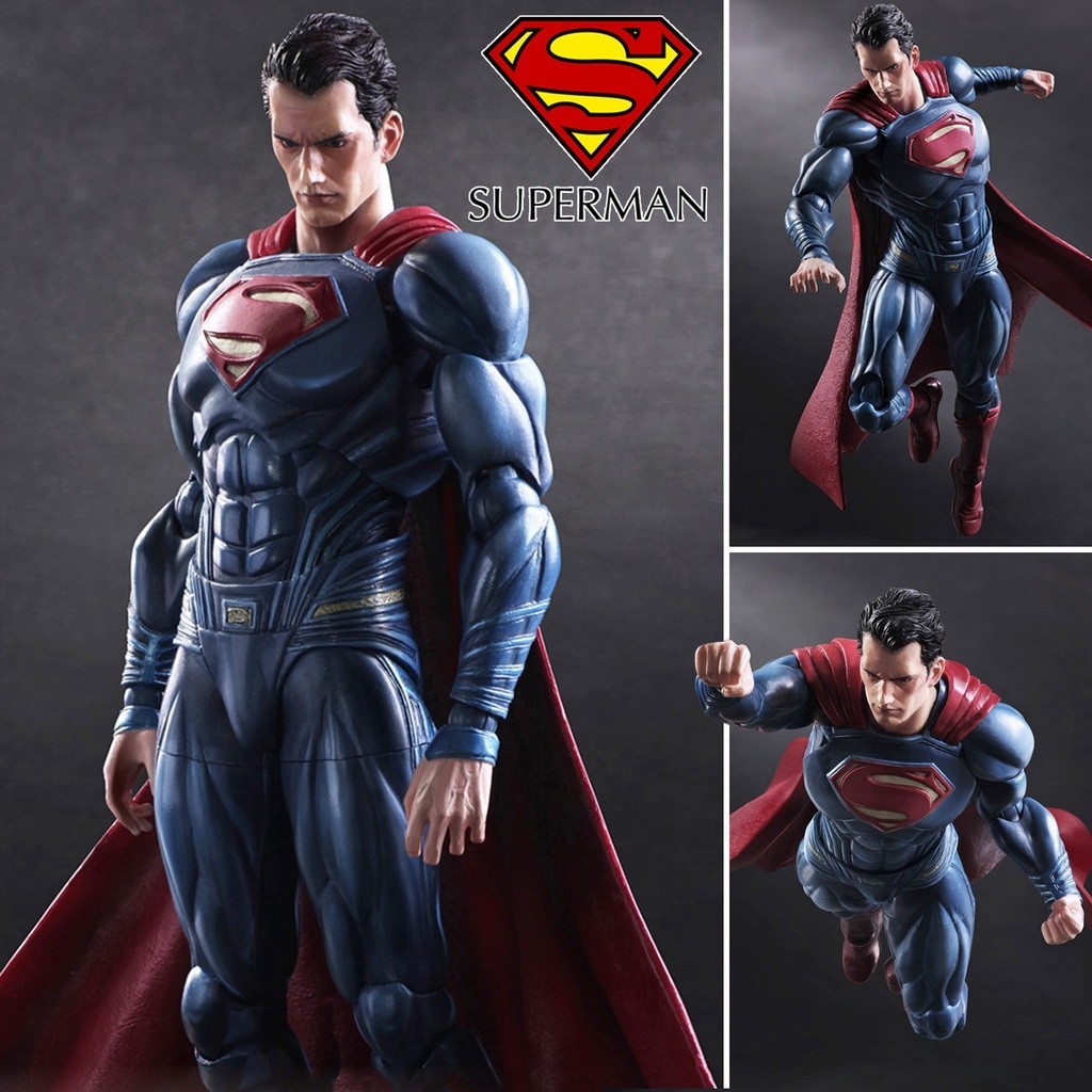 พร้อมส่ง Figma ฟิกม่า Figure Play arts Kai DC Superman Dawn of Justice แบทแมน ปะทะ ซูเปอร์แมน ...
