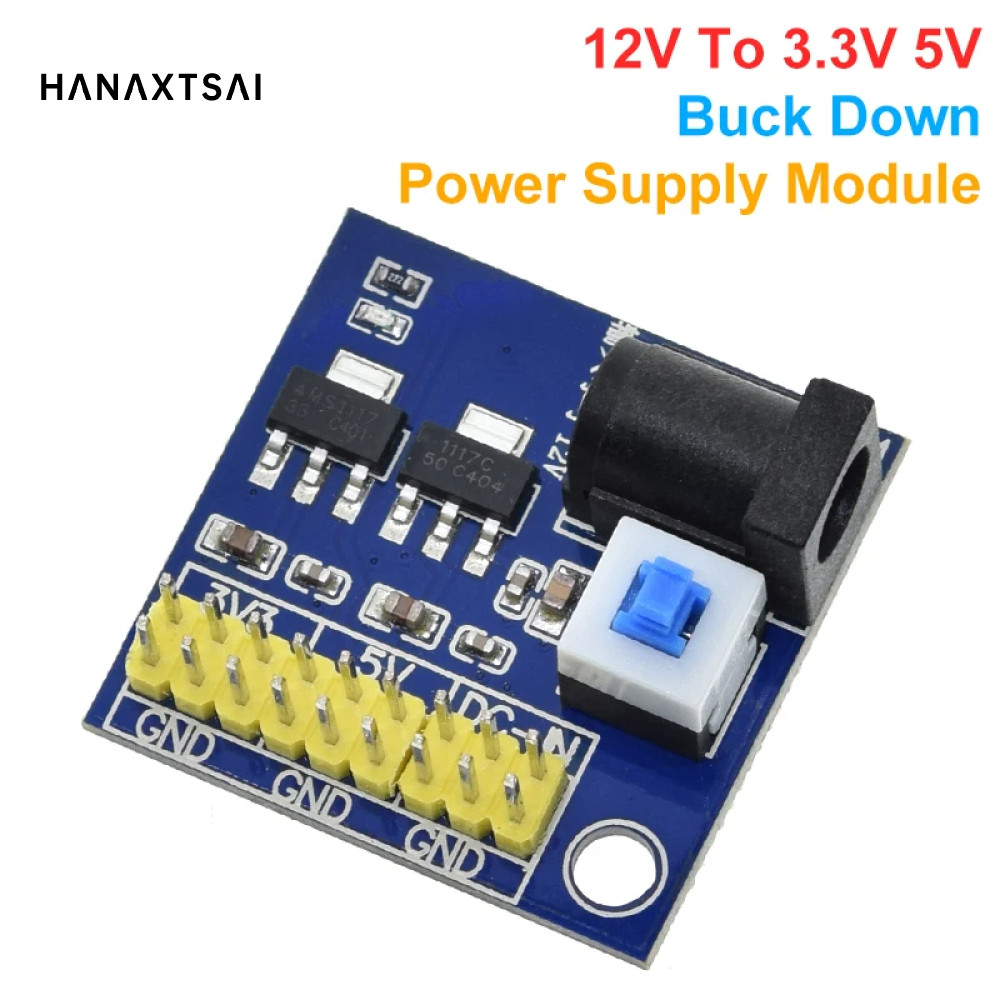 Dc-dc 12V ถึง 3.3V 5V Buck Step down Power Supply โมดูลสําหรับ Arduino ( โมดูล 3.3V 5V 12V หลาย ...