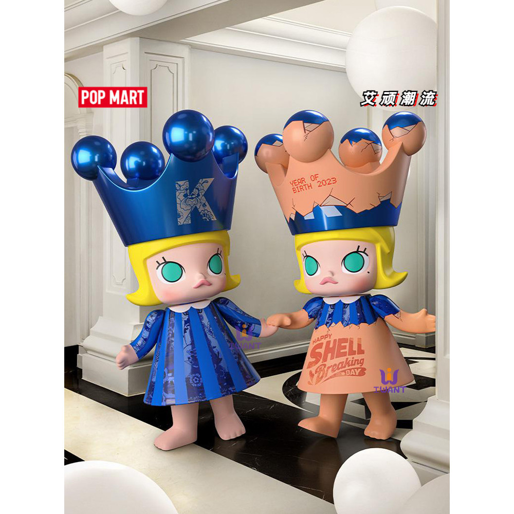 Popmart POPMART MOLLY Born Princess 400 % อินเทรนด ์ Play ROYAL Big ...