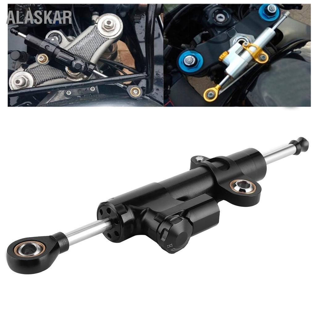 ALASKAR Universal รถจักรยานยนต์ STEERING Damper Stabilizer ปรับมอเตอร์ไ ...