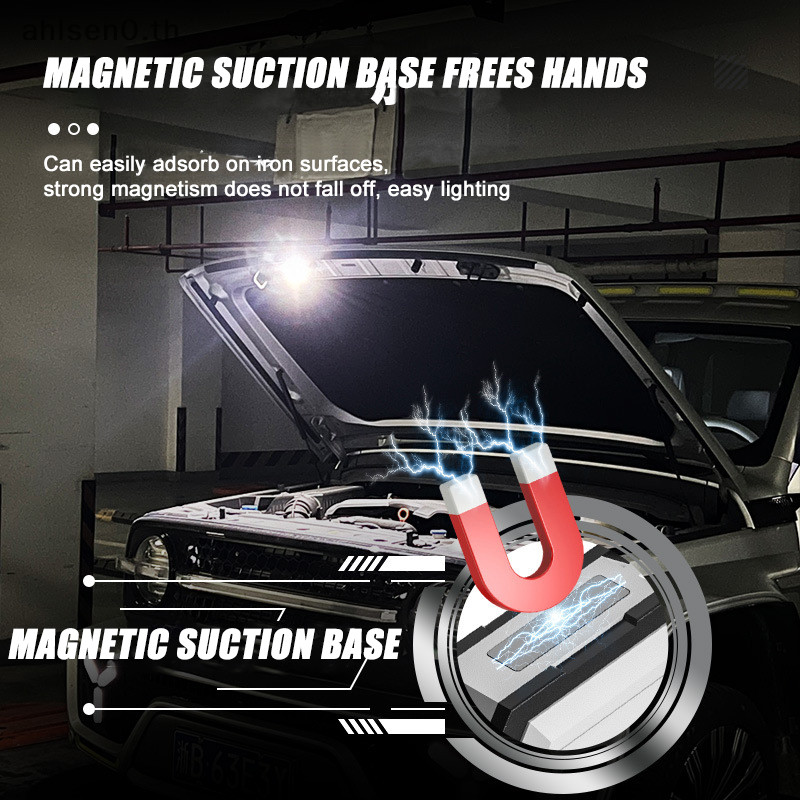 Ahlsen0 กลางแจ้งแบบพกพามินิพวงกุญแจ 5.7 ซม.แม่เหล็กป้องกันการสูญเสีย Type-C Fast ชาร์จ Multi ...