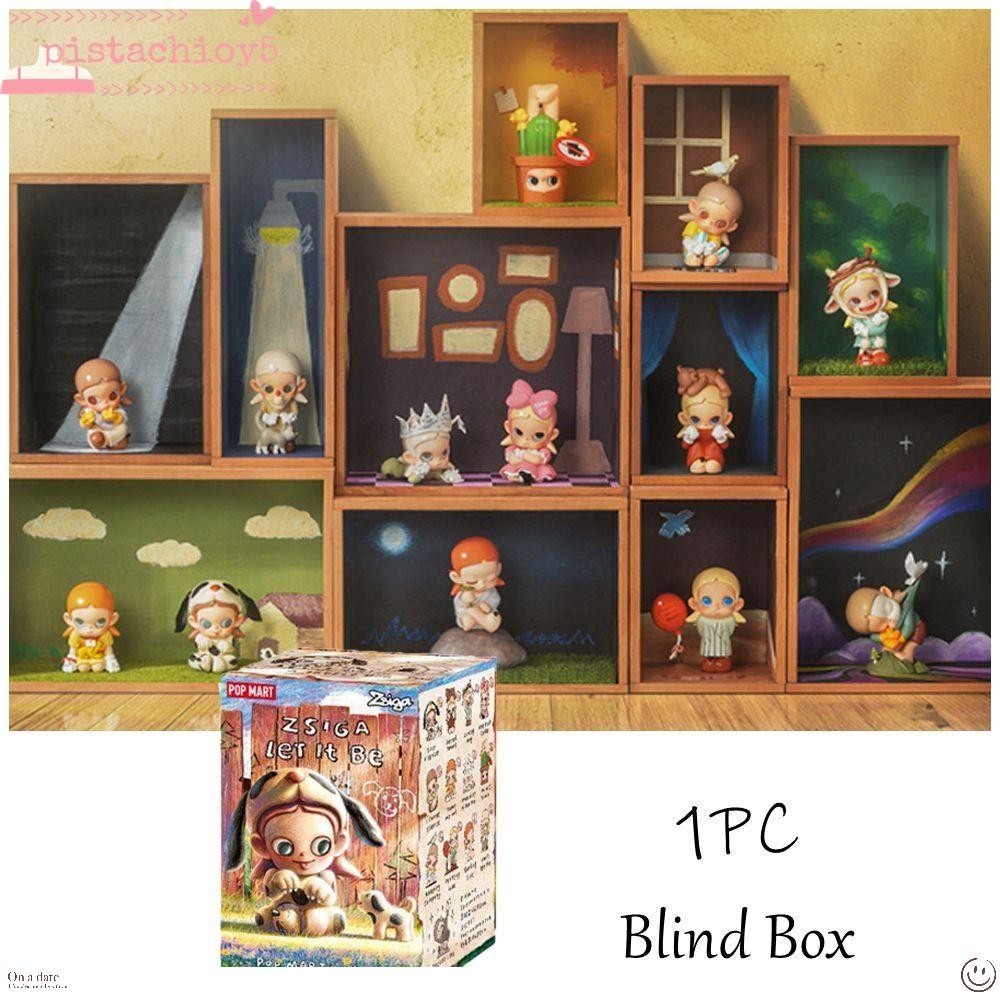 Pistachio POP MART Box, อะนิเมะรูป Kawaii สุ ่ ม Box,อะนิเมะการ ์ ตูนรู ...