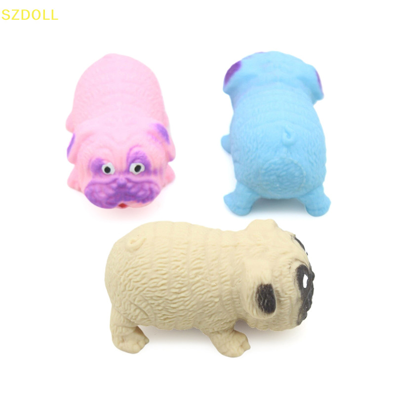 [cxSZDOLL] Kawai หมูสีชมพู Pekinges Shari Pei Antistress Squishy ของ ...